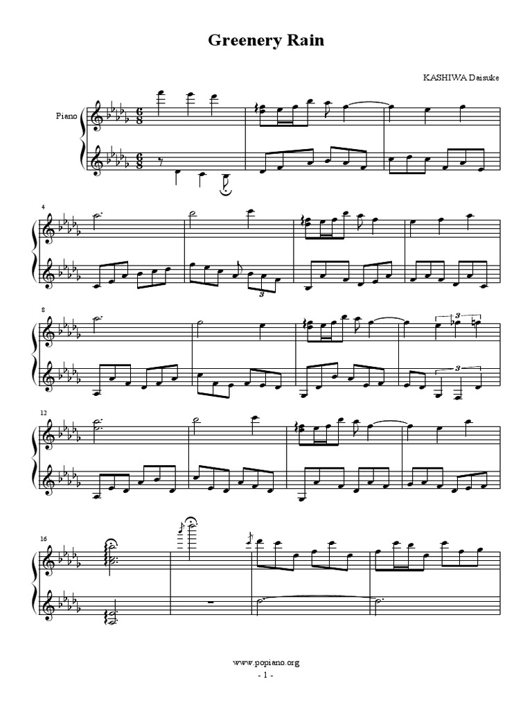 Greenery Rain | PDF