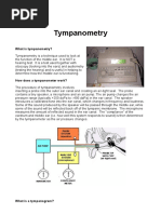 PTA and Tympanometry | PDF | Audiology | Otology