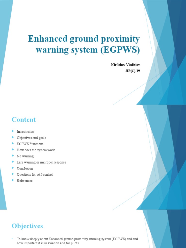 Understanding Enhanced Ground Proximity Warning Systems: Functions ...