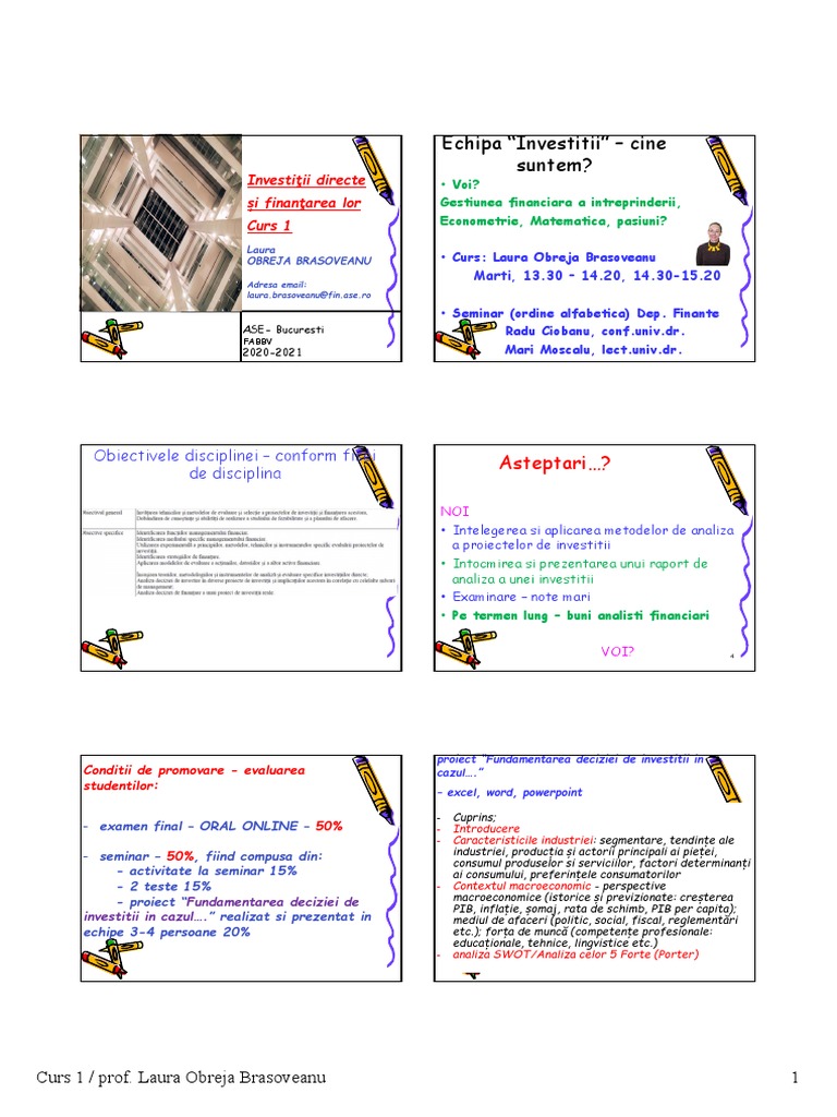 Curs 1 - Introducere | PDF