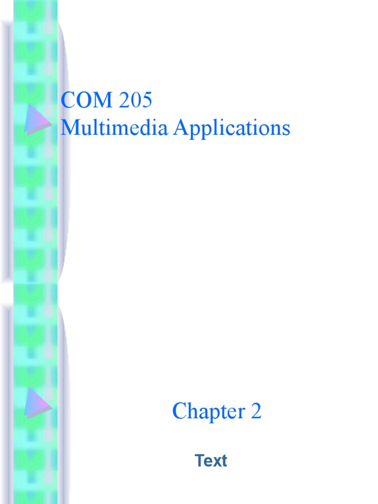 Chapter 2 Multimedia | PDF | Typefaces | Typography