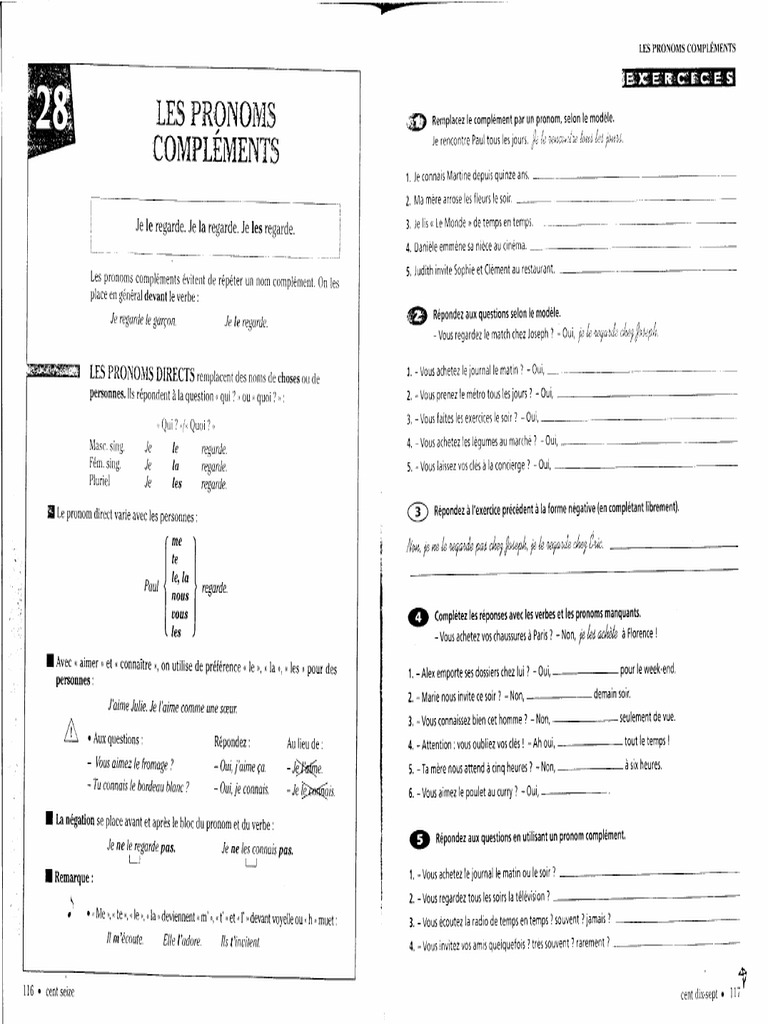 Cod, Coi, Exercices | PDF