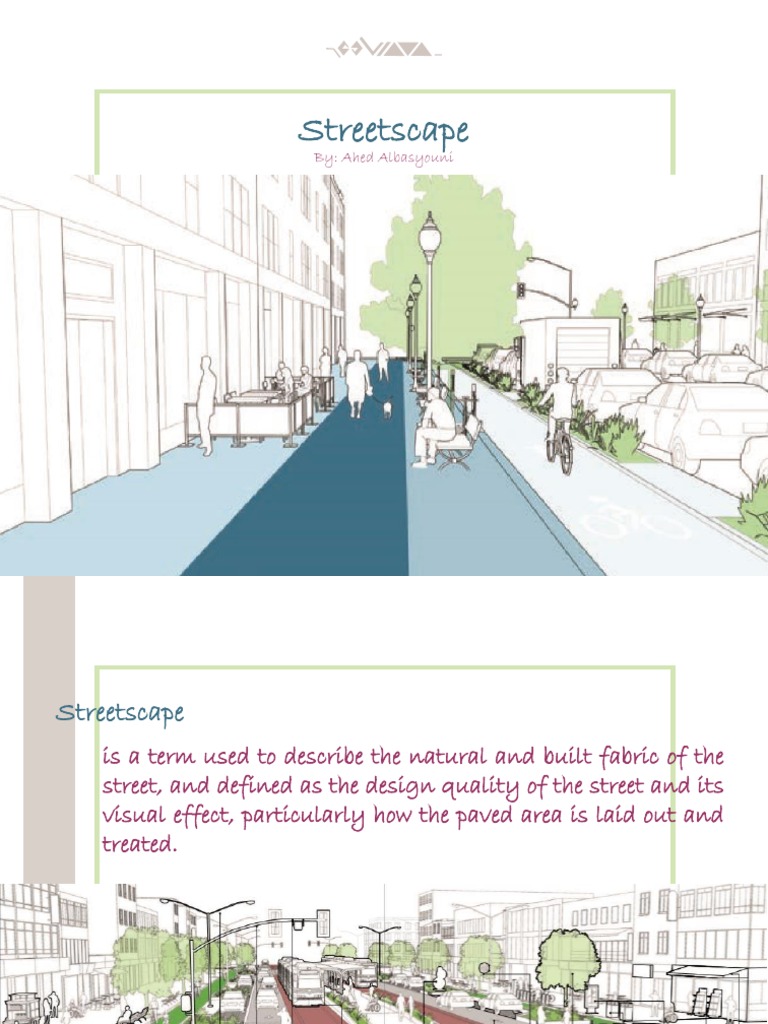 Streetscape Standards Presentation | PDF | Pedestrian Crossing | Street