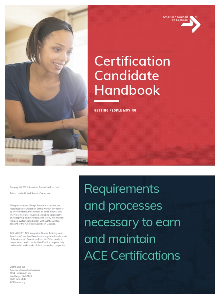 Certification Exam Candidate Handbook | PDF | Professional Certification | Personal Trainer