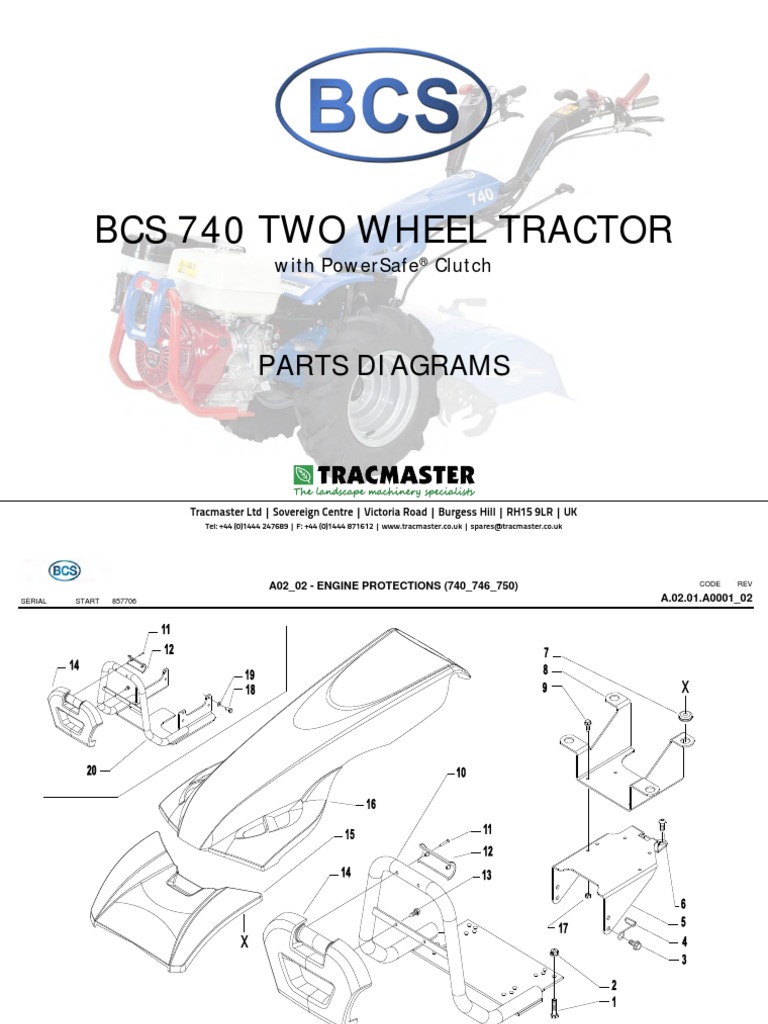 BCS 740 PowerSafe Parts Diagram | PDF | Washer (Hardware) | Screw