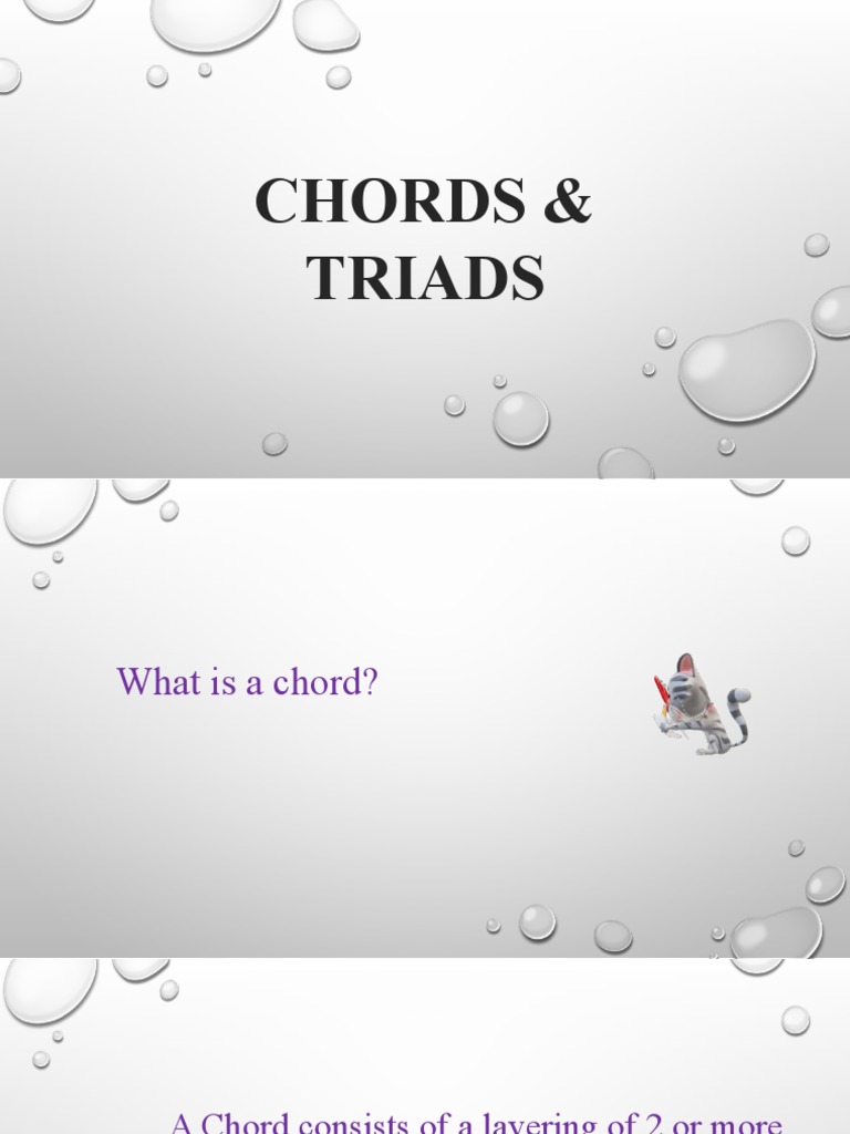 Chords and Triads | PDF
