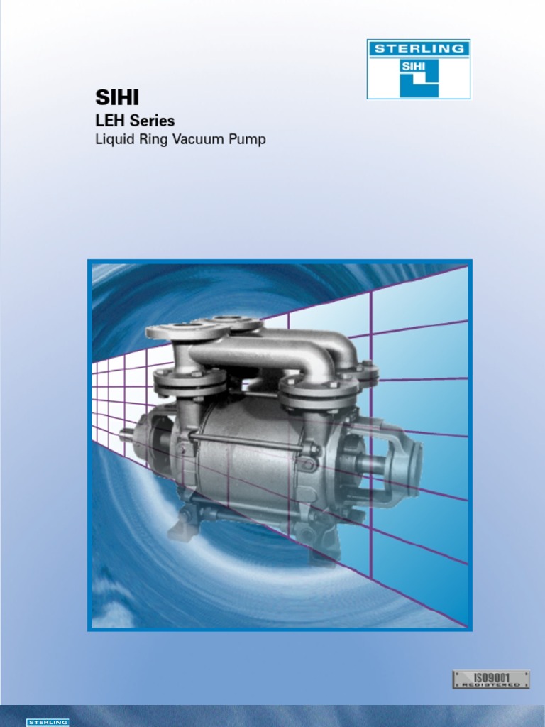 LEH Series: Liquid Ring Vacuum Pump | PDF | Pump | Liquids