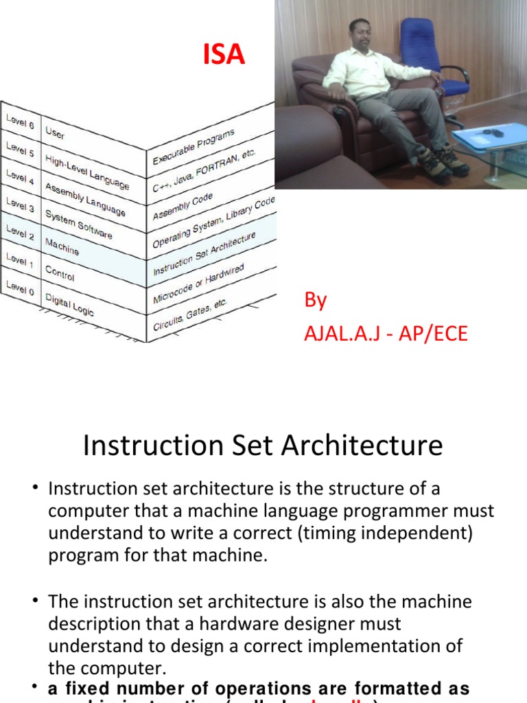 Isa Architecture | PDF | Central Processing Unit | Parallel Computing