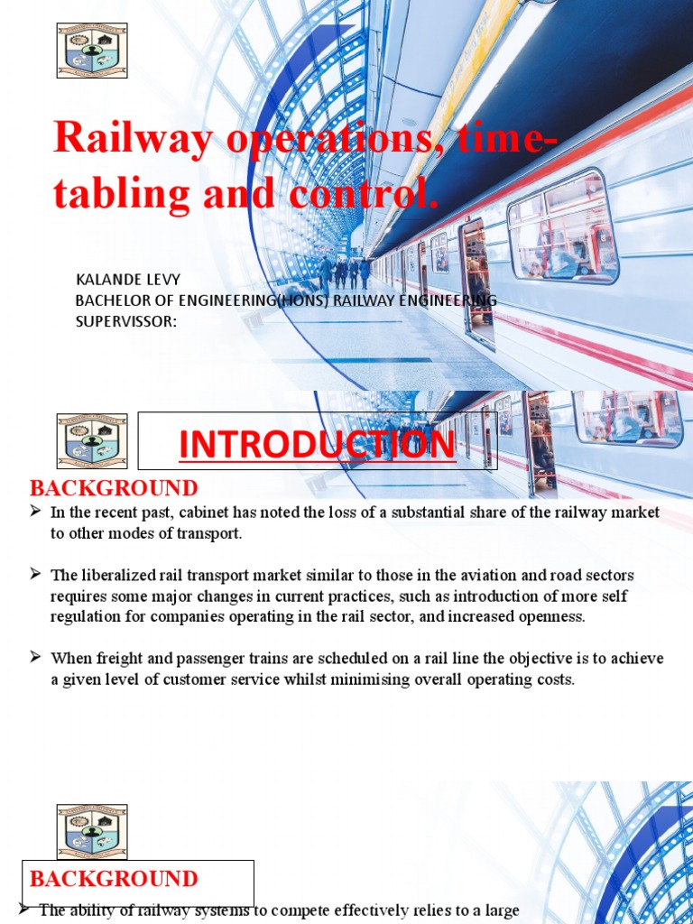 Proposal PPT 2020 | PDF | Rail Transport | Train