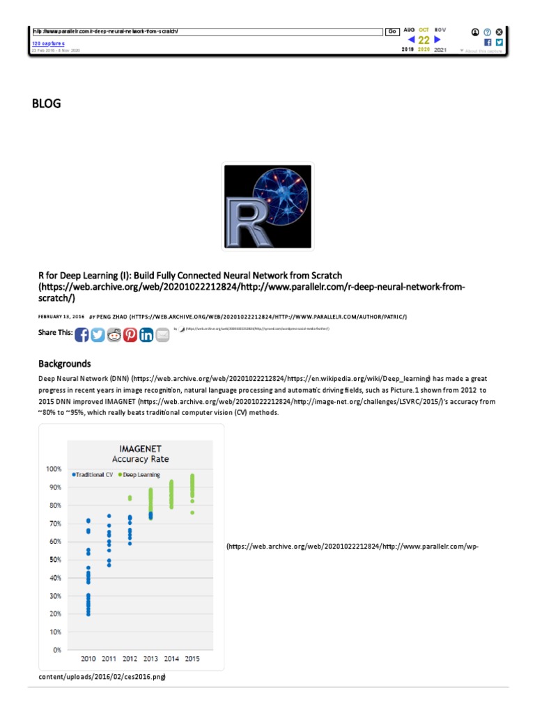 R For Deep Learning (I) - Build Fully Connected Neural Network From Scratch - ParallelR | PDF ...