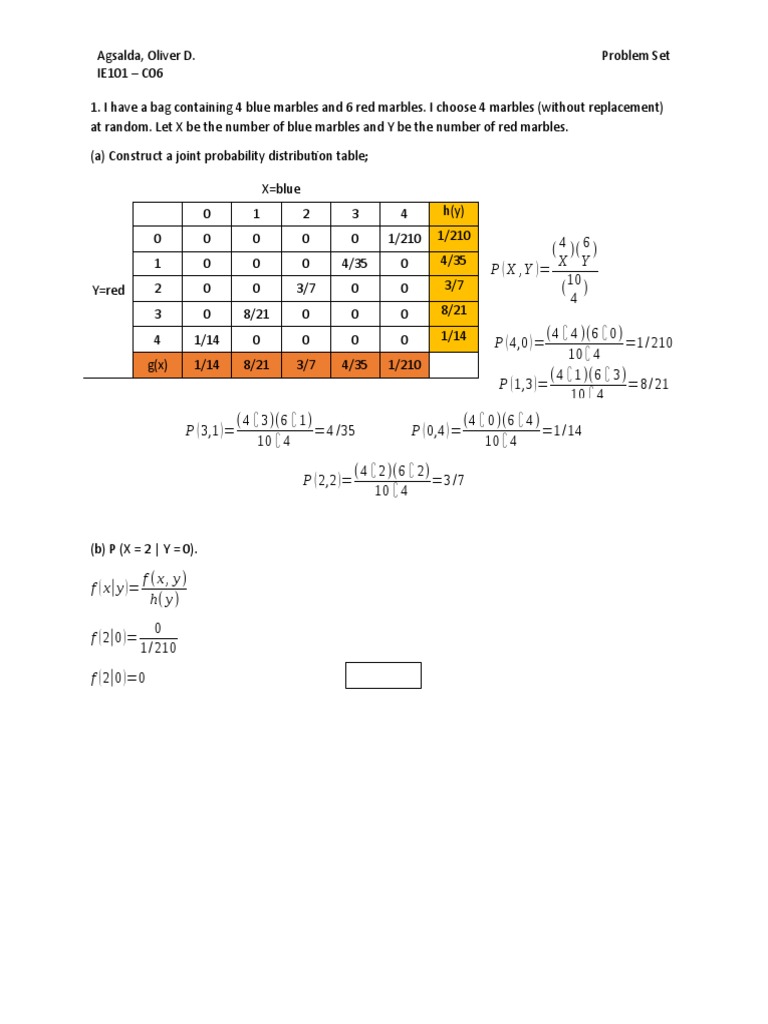 IE101 Problem Set | Download Free PDF | Statistical Inference | Scientific Method