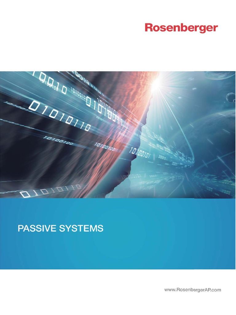 Rap Passive Systems 2017 | PDF | Electrical Connector | Atmospheric ...