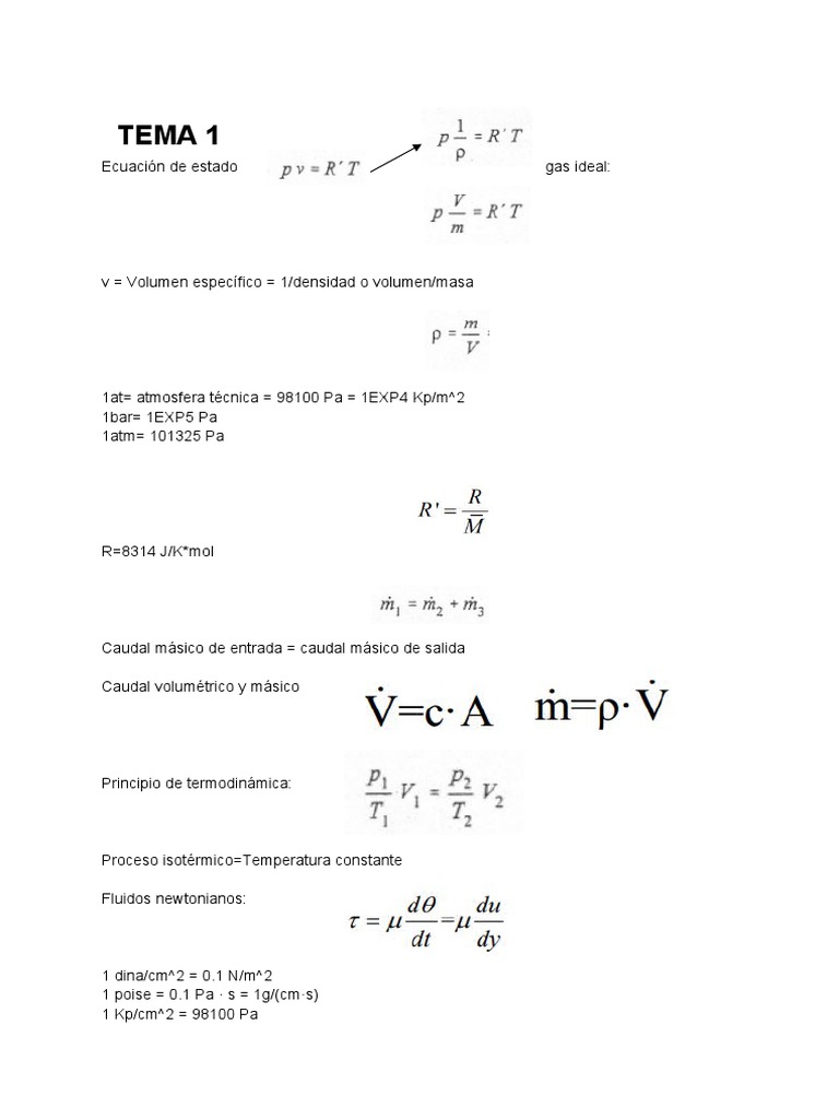 Formulas MF | PDF
