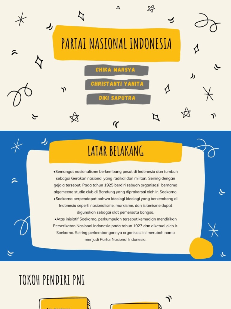 Sejarah dan Pembubaran PNI | PDF | Politik