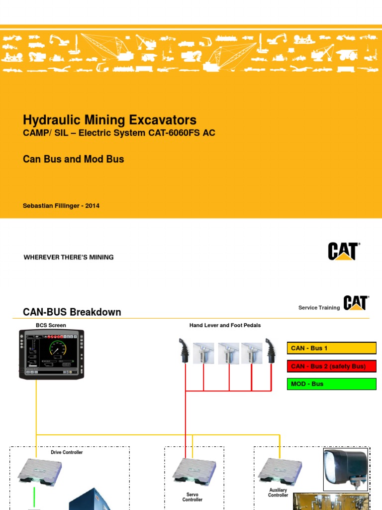 Hydraulic Excavator CAN-Bus Training Guide | PDF | Computer Engineering ...