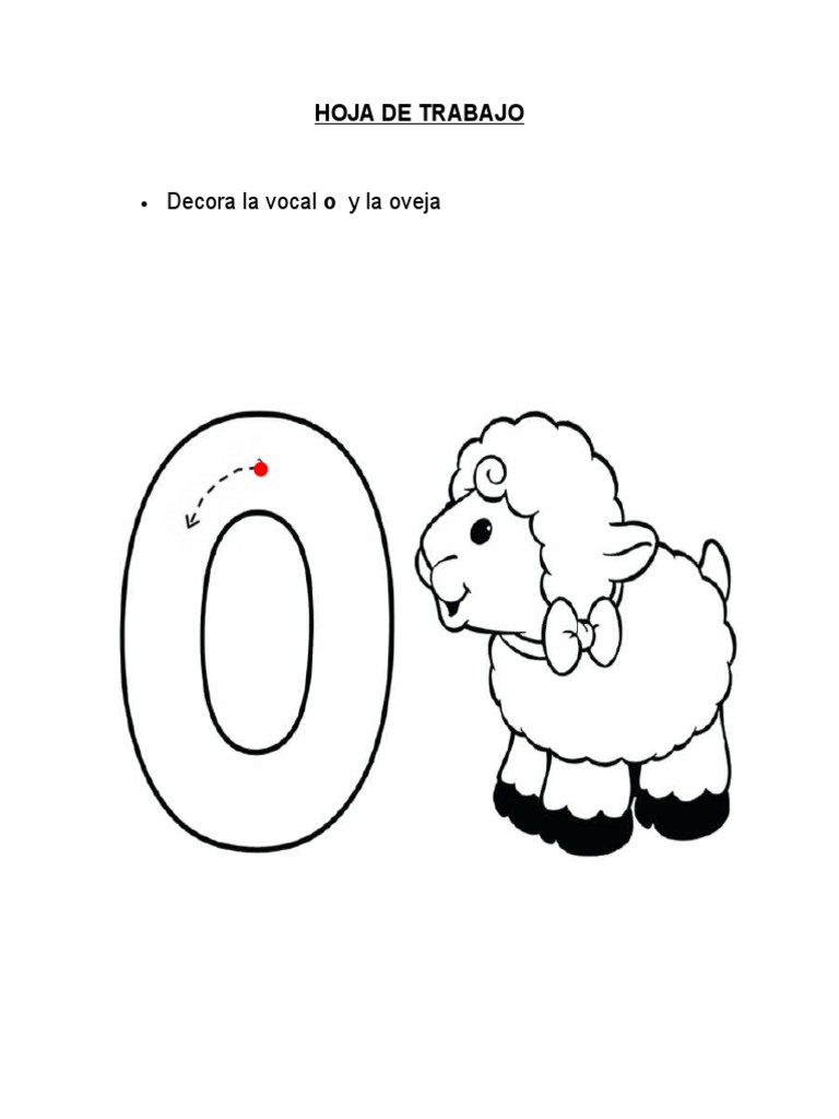 Hoja de Trabajo Vocal o | PDF