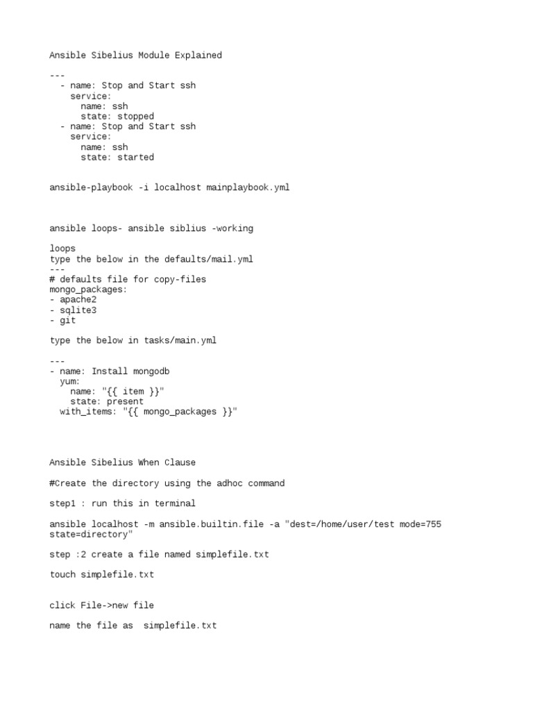 Ansible Sibelius Hands On Pdf