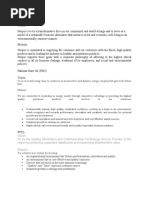 10 OM Decisions Starbucks Coffee | PDF | Starbucks | Operations Management