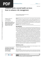 SIVRA-35: Violence Risk Assessment Tool | PDF | Risk | Violence