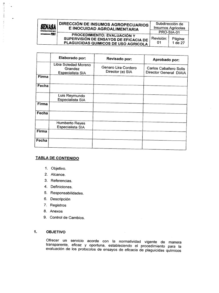 Evaluacion y Supervision de Ensayos de Eficacia. | PDF