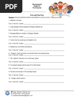 Real or Make-Believe Practice Worksheets No. 1-4 by Jenrap | PDF