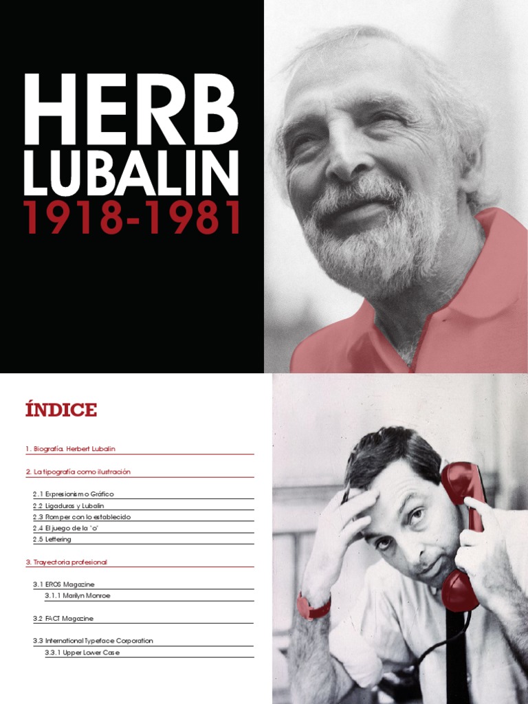 Herbert Lubalin | PDF | Comunicación | Escritura