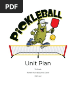 Pickleball Beginner Lesson Plan | PDF | Sports