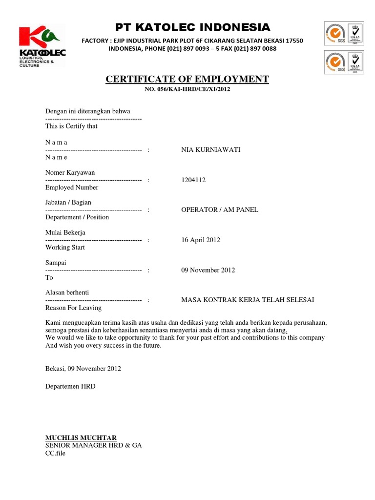 PT Katolec Indonesa | PDF | Teknologi & Rekayasa