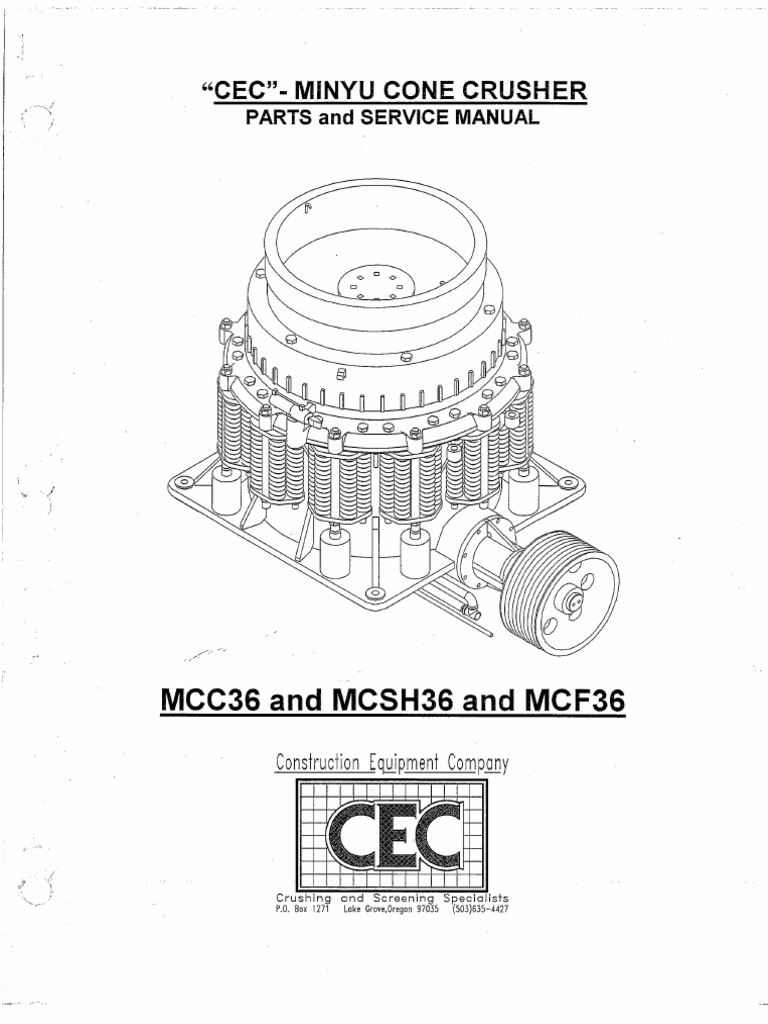 Cone Parts N Service | PDF