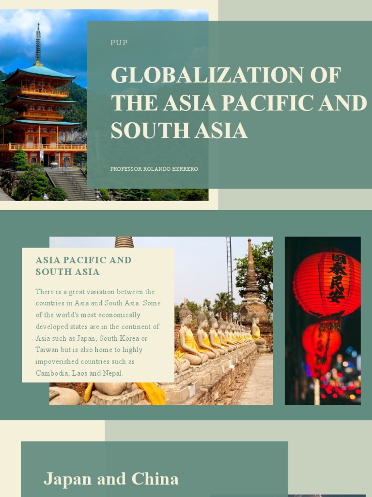 Globalization of The Asia Pacific and South Asia: Professor Rolando ...