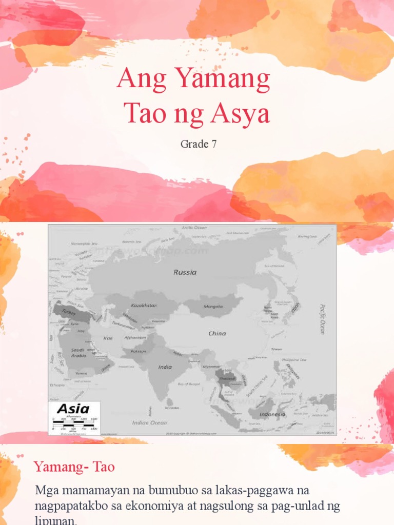 Ang Yamang Tao NG Asya | PDF