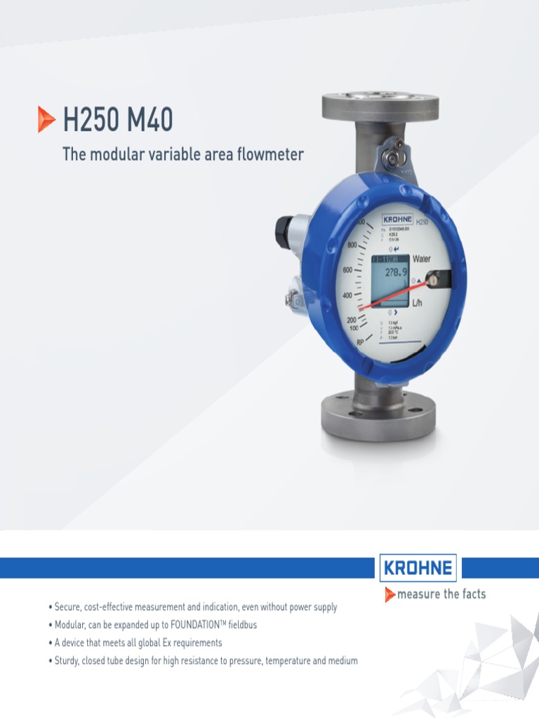 FL H250-M40 Highlight en 190220 | PDF | Flow Measurement | Pipe (Fluid ...