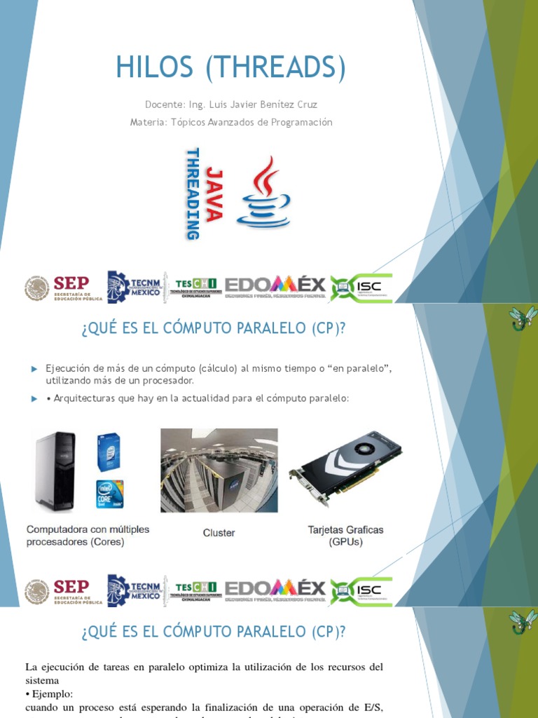 Threads Java | PDF | Hilo (Computación) | Concurrencia (informática)