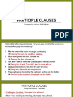 Participle Clauses Exercises and Answers | PDF | Linguistics | Grammar