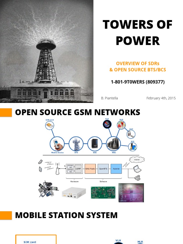 Towers of Power Class 2 - 2015 | PDF | Gsm | Software Defined Radio