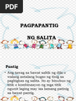 Ang Mga Pantig | PDF