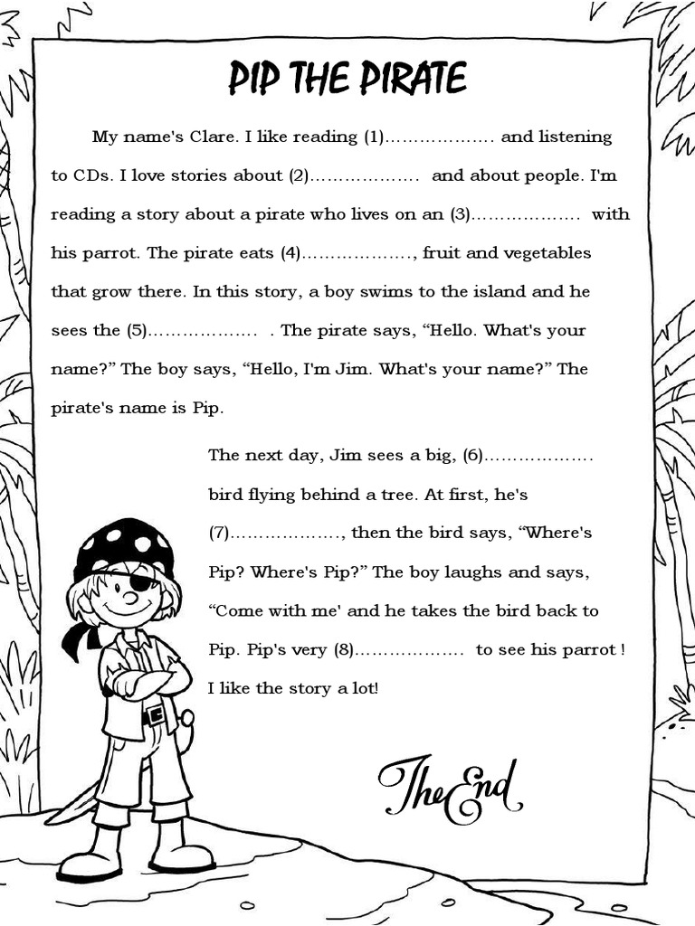 Pip The Pirate Script | PDF