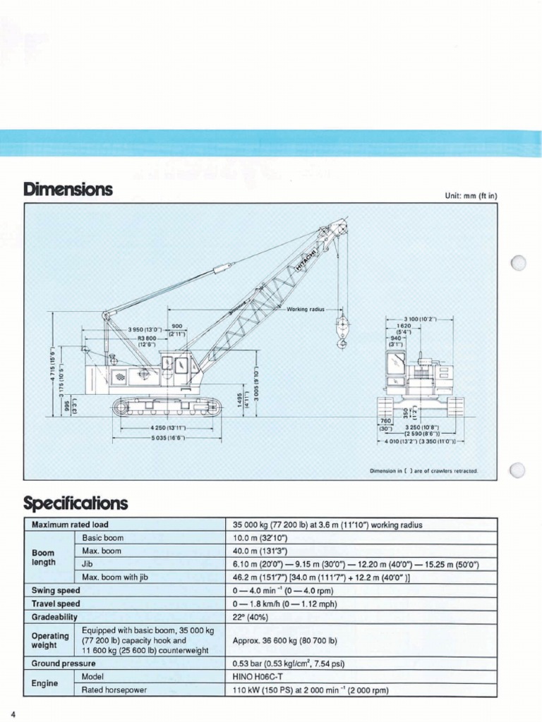 Hitachi-KH-125 Specs | PDF