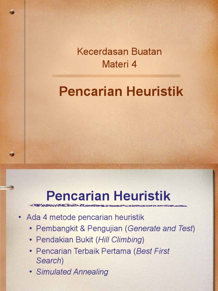 Bahan 4 Ai Pencarian Heuristik | PDF