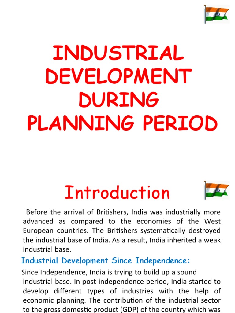 Industrial Development During Planning Period Indian Economy | PDF ...