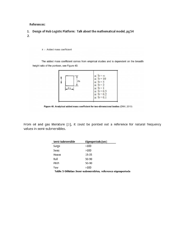 Basis Design of Semisub | PDF | Applied And Interdisciplinary Physics ...