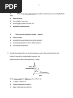 Marble Chips and Acid Reaction Rates | PDF | Science & Mathematics