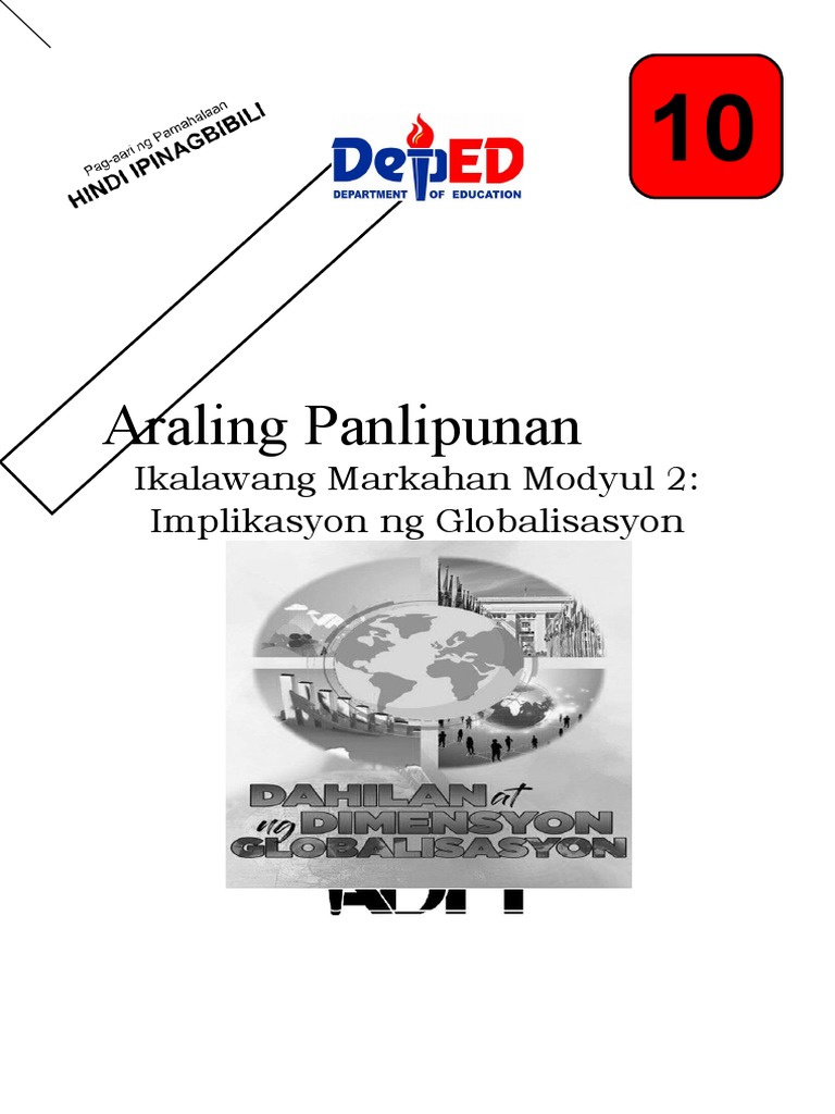 AP10 Q2 Mod2 Implikasyon-ng-Globalisasyon Version3 | PDF