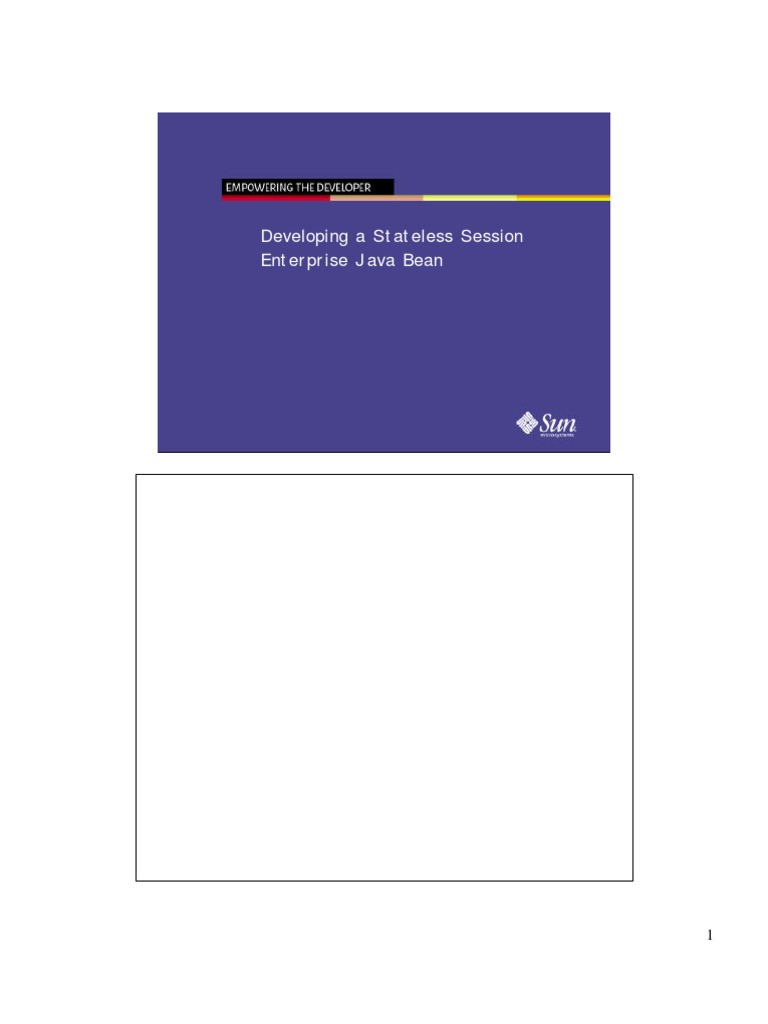 Deploying A Stateless EJB | PDF | Enterprise Java Beans | Application Programming Interface