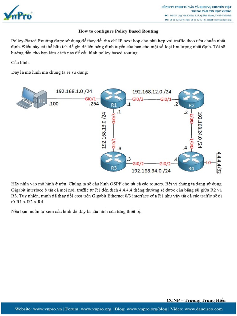 How To Configure Policy Based Routing | PDF How To Configure Policy Based Routing | PDF