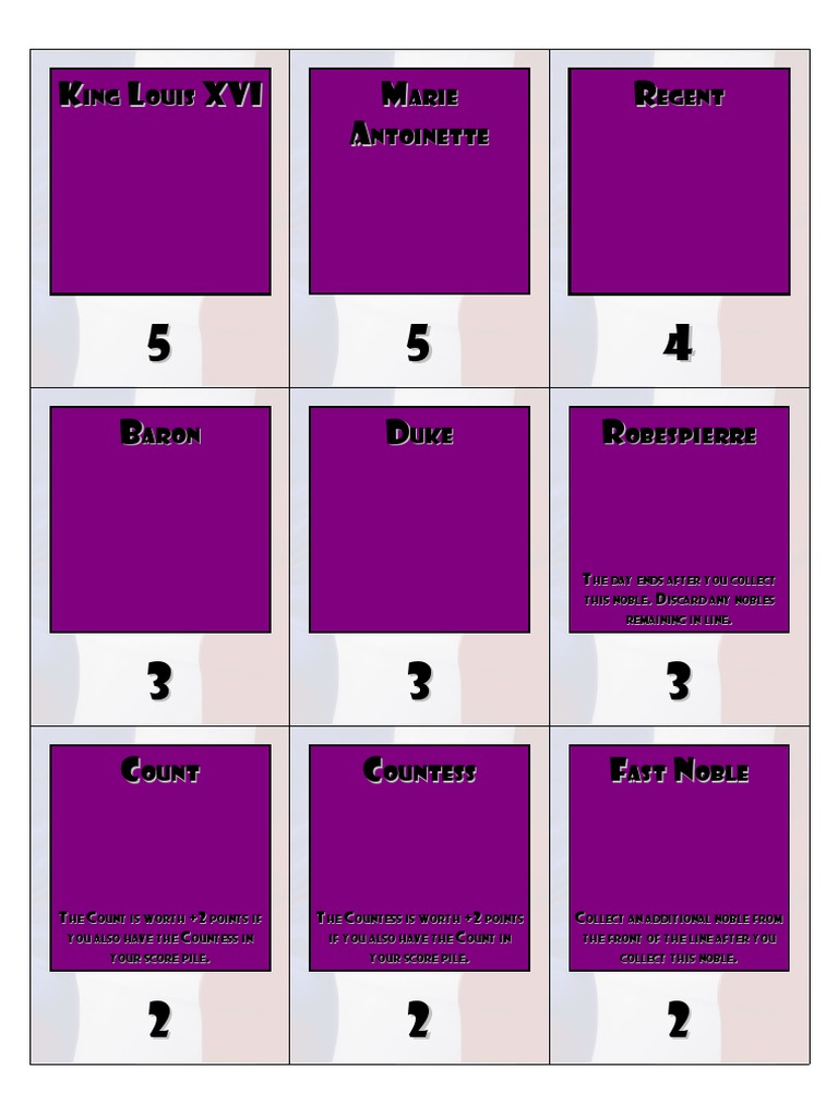 Guillotine v.1.2 | Download Free PDF | Playing Cards