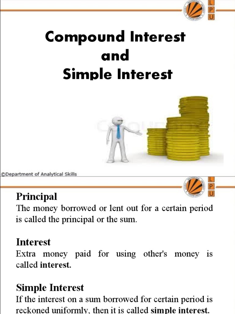 Simple and Compound Interest | PDF | Compound Interest | Interest