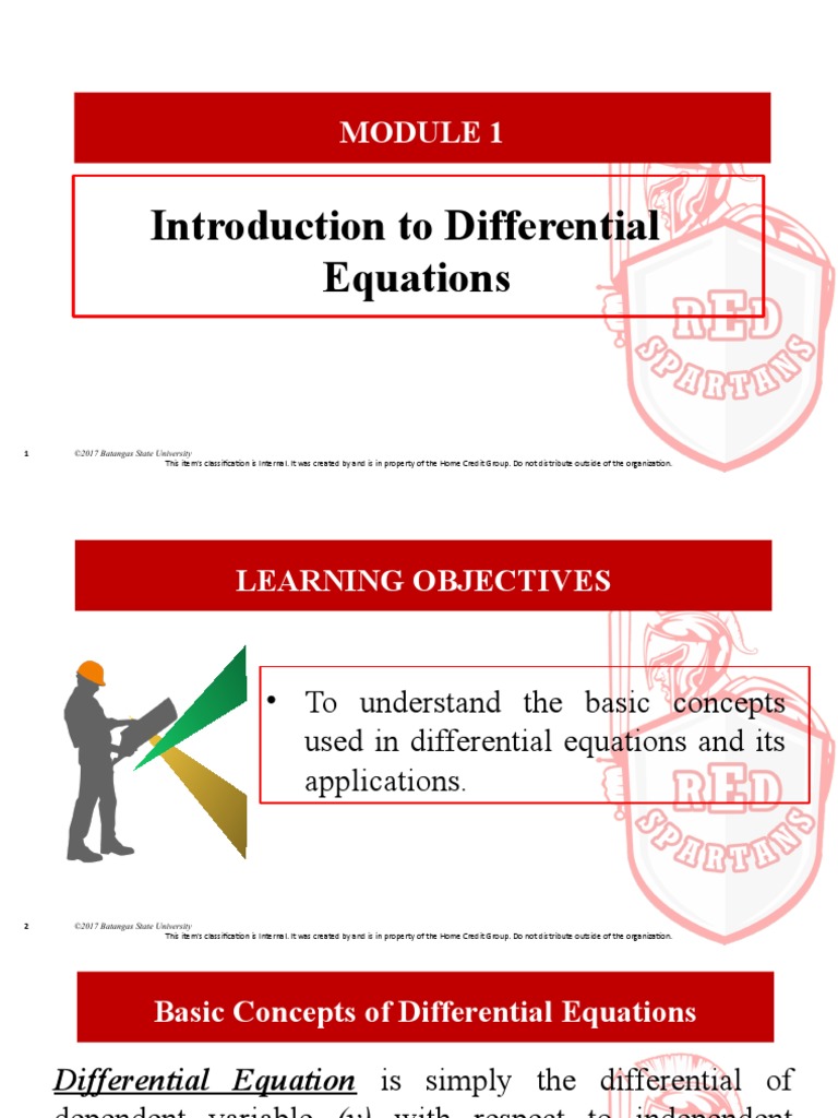 Part 1 - Introduction To Differential Equations | PDF | Nonlinear ...