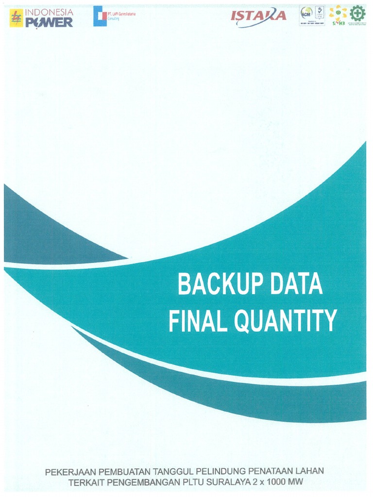 Backup Data Final Quantity | PDF