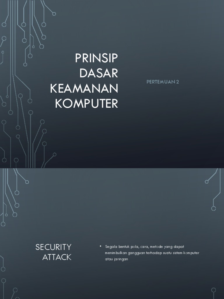 Pertemuan 2 Keamanan Komputer | PDF | Komputer